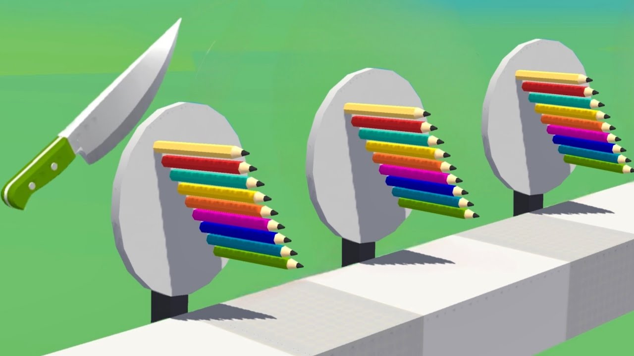 Slice it all! Very satisfying and relaxing slicing game - YouTube