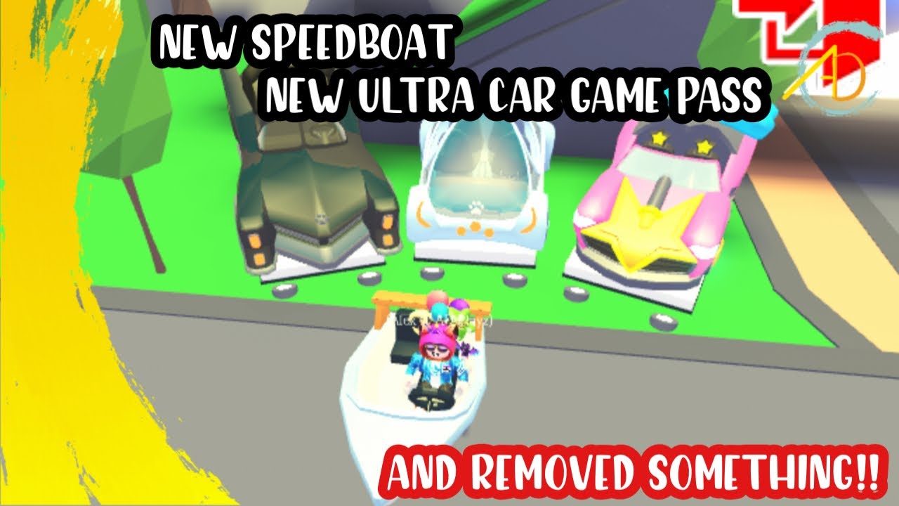 *NEW ULTRA CARS AND SPEEDBOAT!!* - Roblox Adopt Me - YouTube