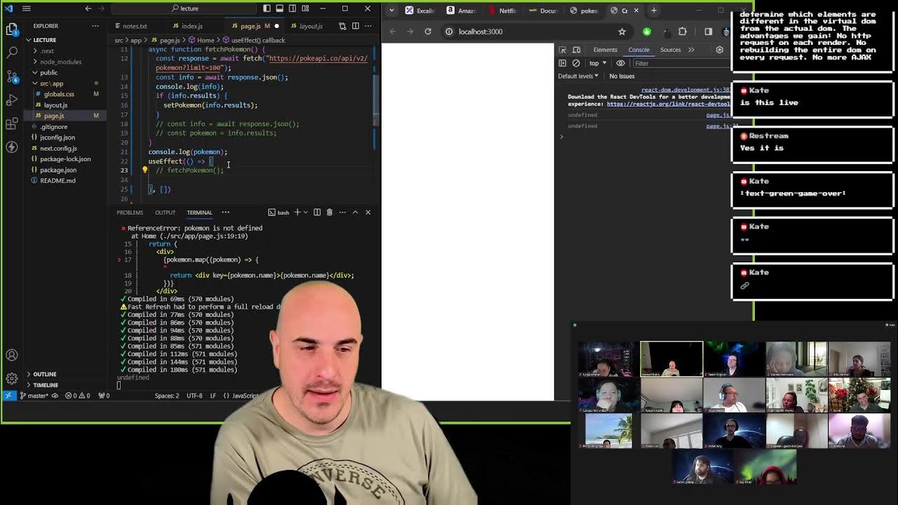 Fetch Requests With Next Js At Hackmyhead Coding Bootcamp Youtube