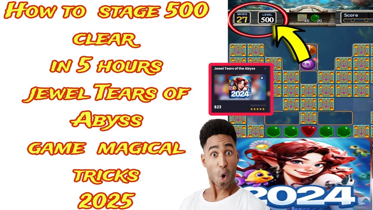How to stage 500 clear jewel Tears of Abyss game 2025 - YouTube