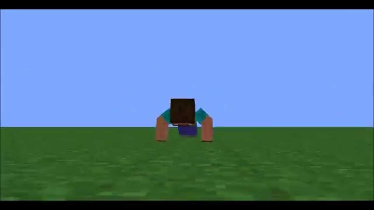 push ups (Minecraft Animation) - YouTube