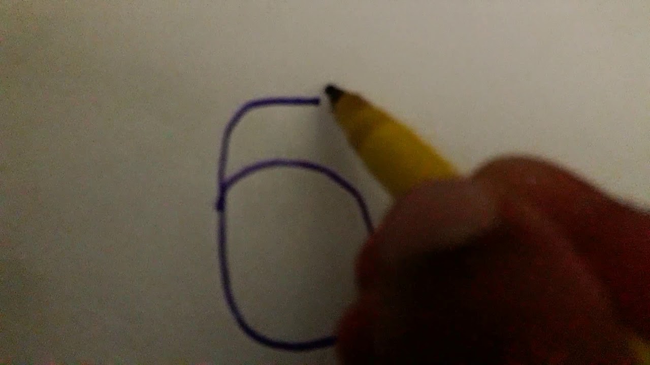 how to turn number 6 into a bird - YouTube