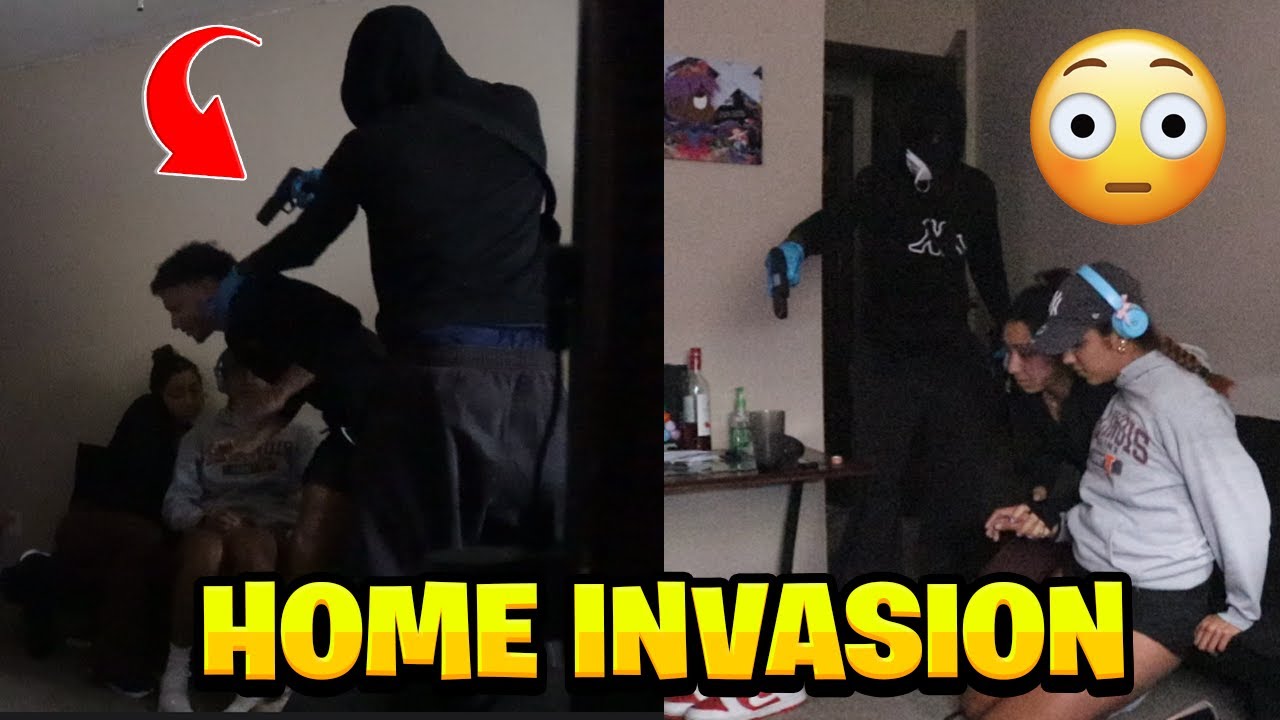 Home Invasion PRANK on Roommates GIRLFRIEND! (They Cried) *MUST WATCH ...