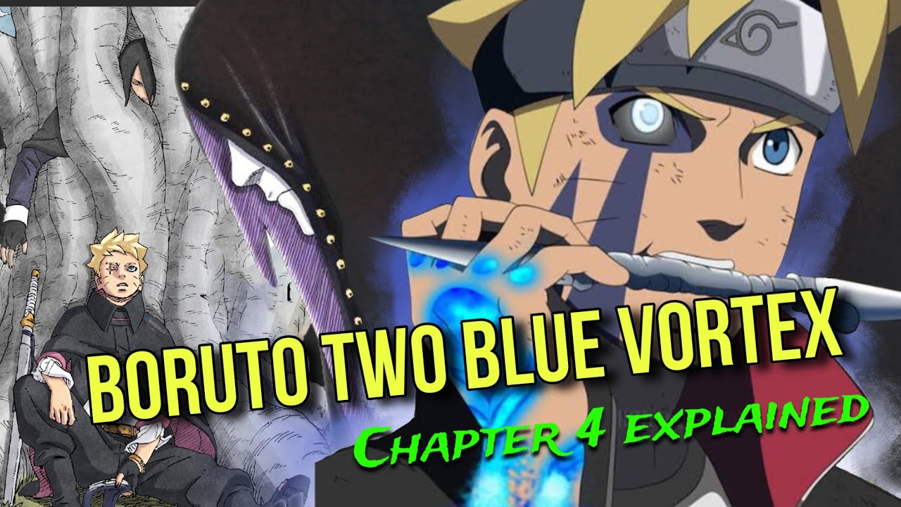 boruto two blue vortex chapter 4 explained in telugu | evil sasuke | shinju | flying thunder god ...