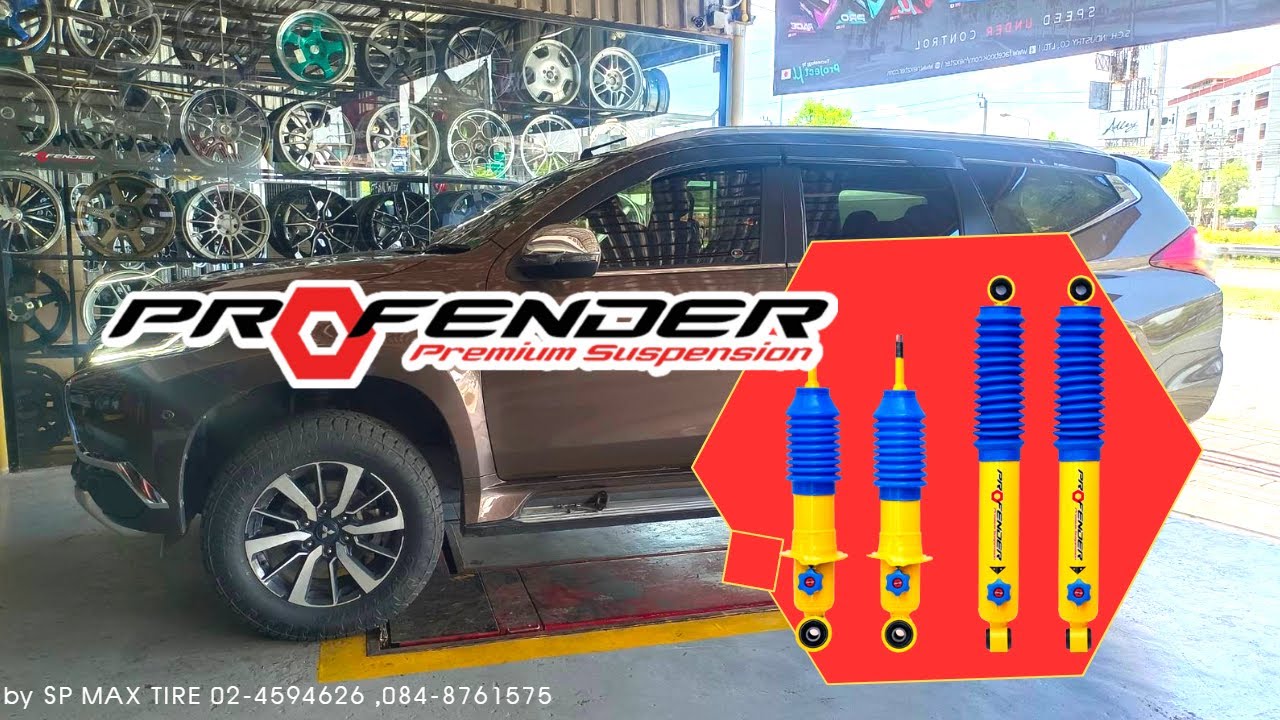 PAJERO เปลี่ยนโช้ค PROFENDER TWINTUBE - YouTube