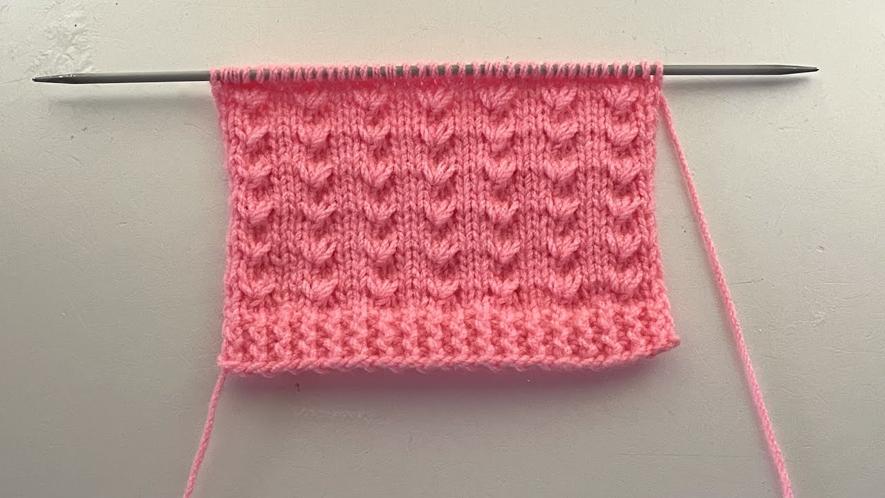Beautiful Knitting Stitch Pattern For Sweaters - YouTube