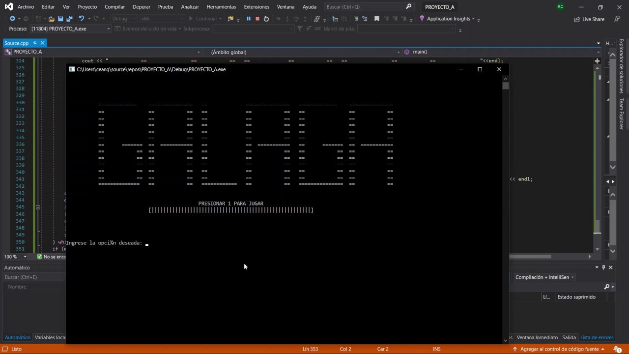 Juego "Galaga" - Programación l - YouTube