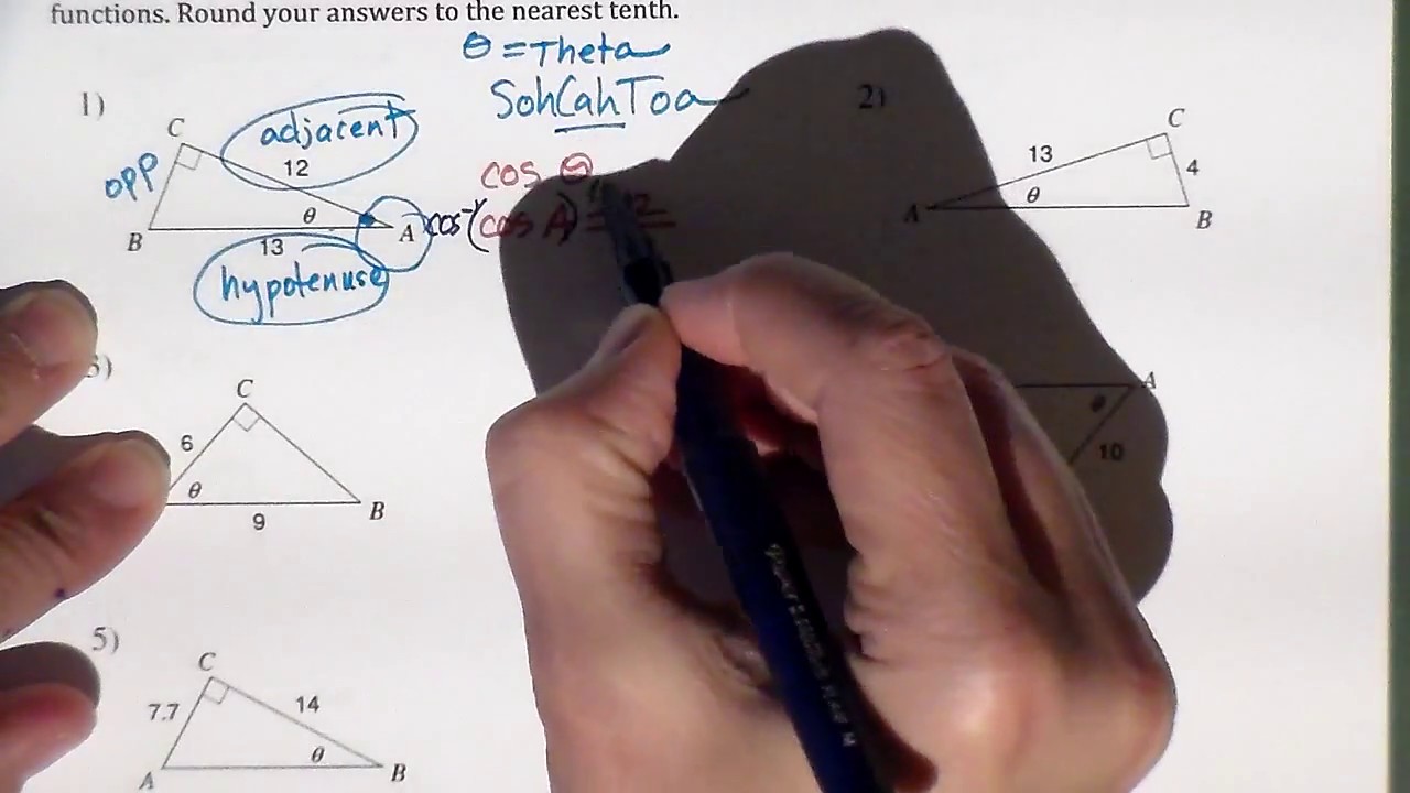 Inverse Trigonometry: Solving For the Angle Inverse Trig Theta Jan 31 ...