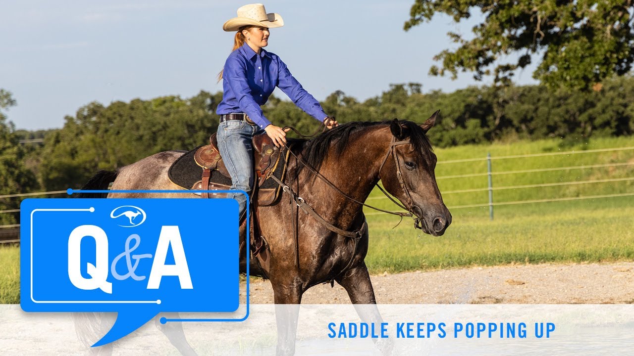 Horse's Saddle Keeps Popping Up - Q&A With Clinton Anderson - YouTube
