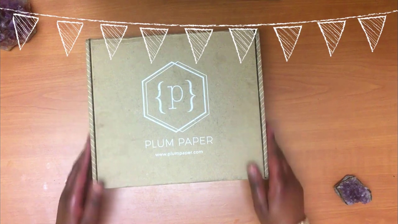 Plum Paper Planner Unboxing 2020-2021 - YouTube