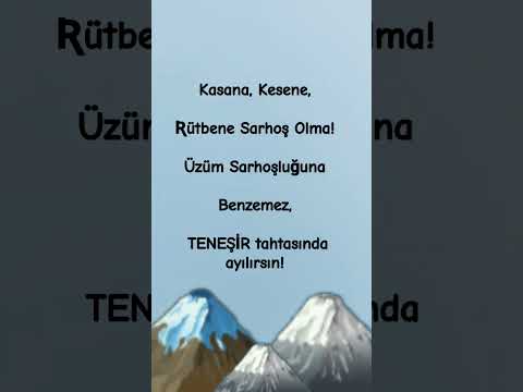 Kasana, kesene, rütbene sarhoş olma! #güzelsözler #anlamlımesajlar