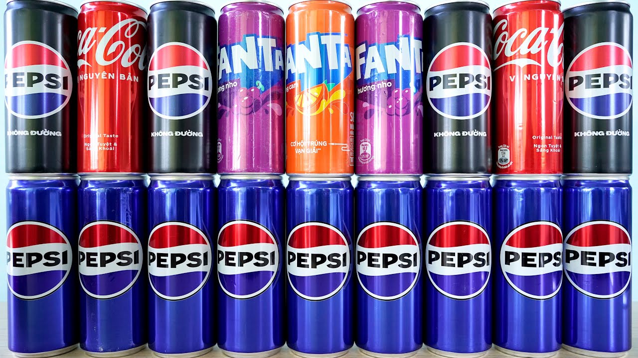 Compilation: The best of hunting Coca Cola, Pepsi, Fanta [Toy ASMR ...