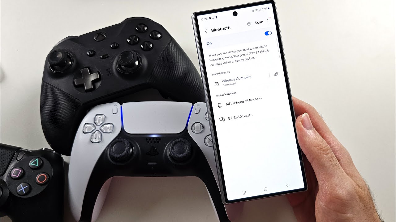 How To Connect ANY Controller to Samsung Galaxy Z Fold 6 - YouTube