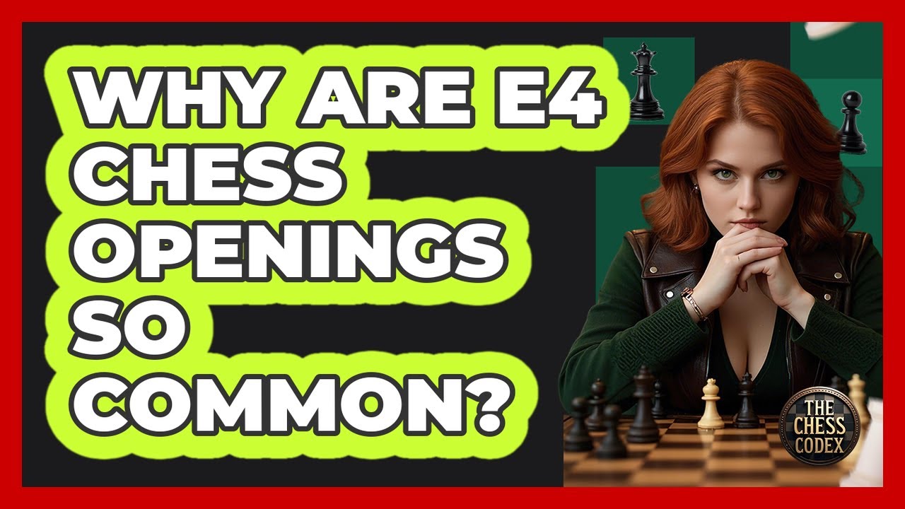 Why Are E4 Chess Openings So Common? - The Chess Codex - YouTube