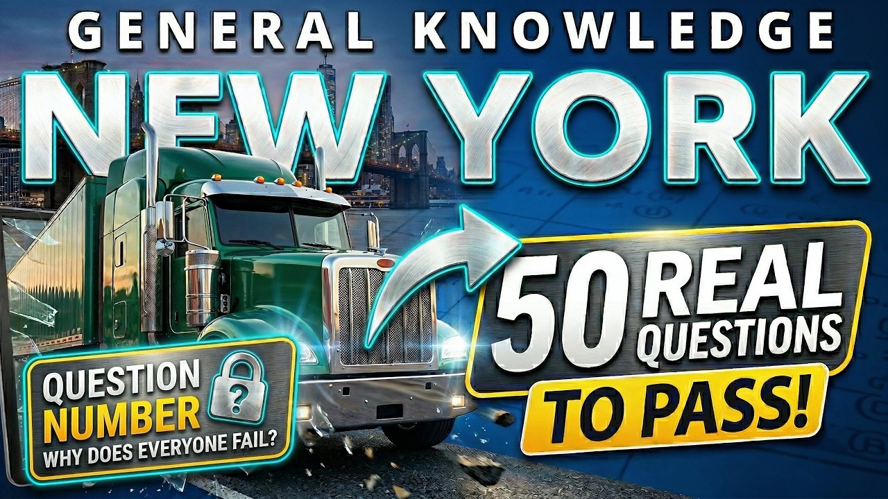New York CDL General Knowledge Test: 50 Real Questions to Pass First ...