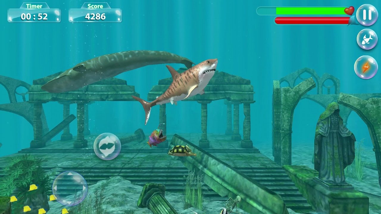 Shark Simulator Megalodon Android Gameplay - YouTube