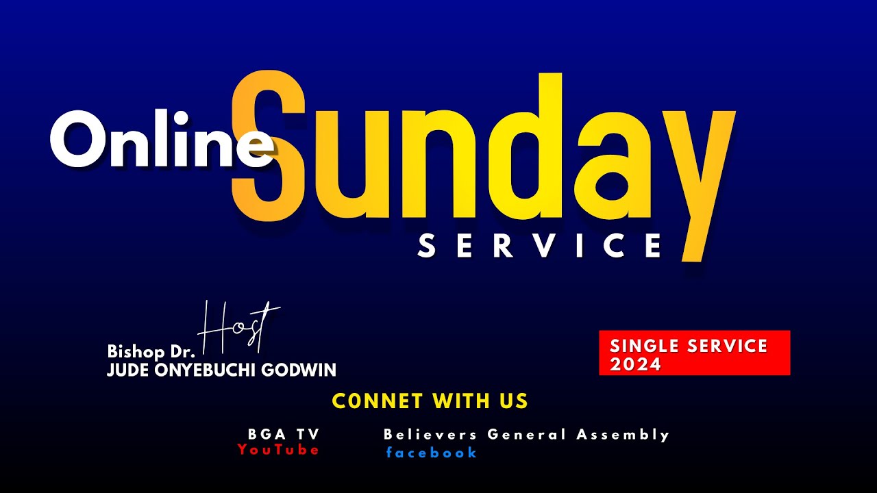 FIRST SUNDAY SERVICE IN JUNE 2024 (SINGLE SERVICE) - YouTube