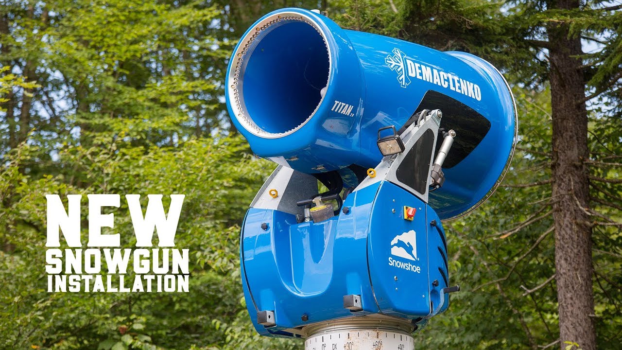 New Snowgun Installation - YouTube