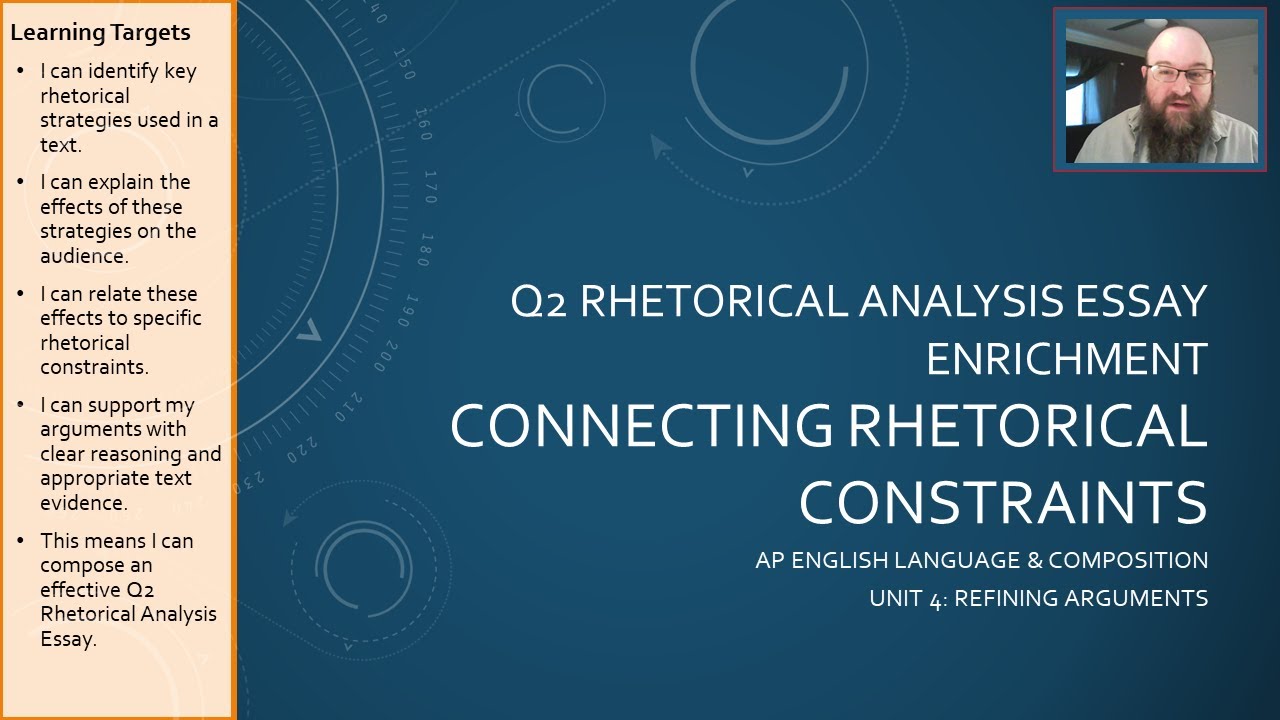 Q2 Enrichment - Connecting Rhetorical Constraints - YouTube