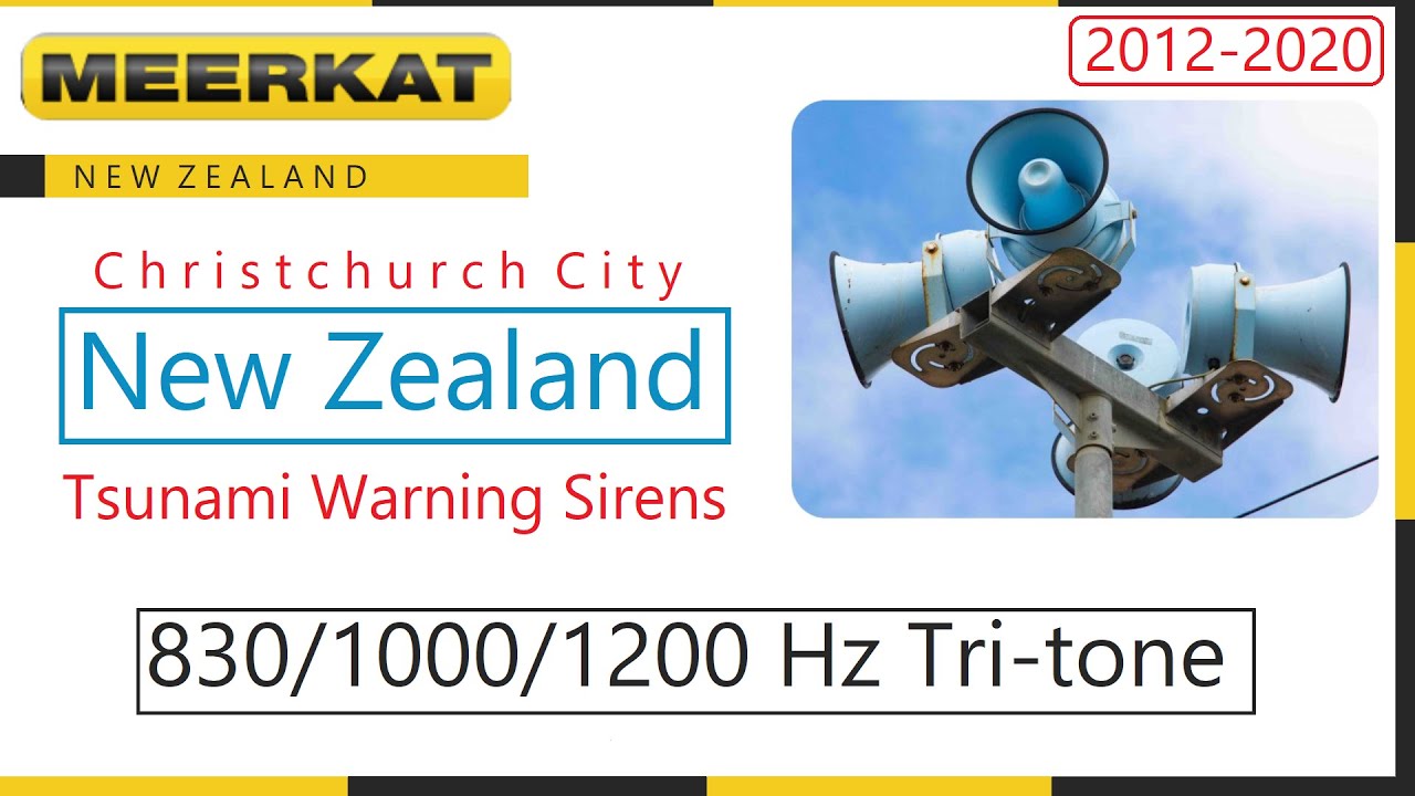 Meerkat Alert Systems New Zealand tsunami siren (2012-2020) | All ...