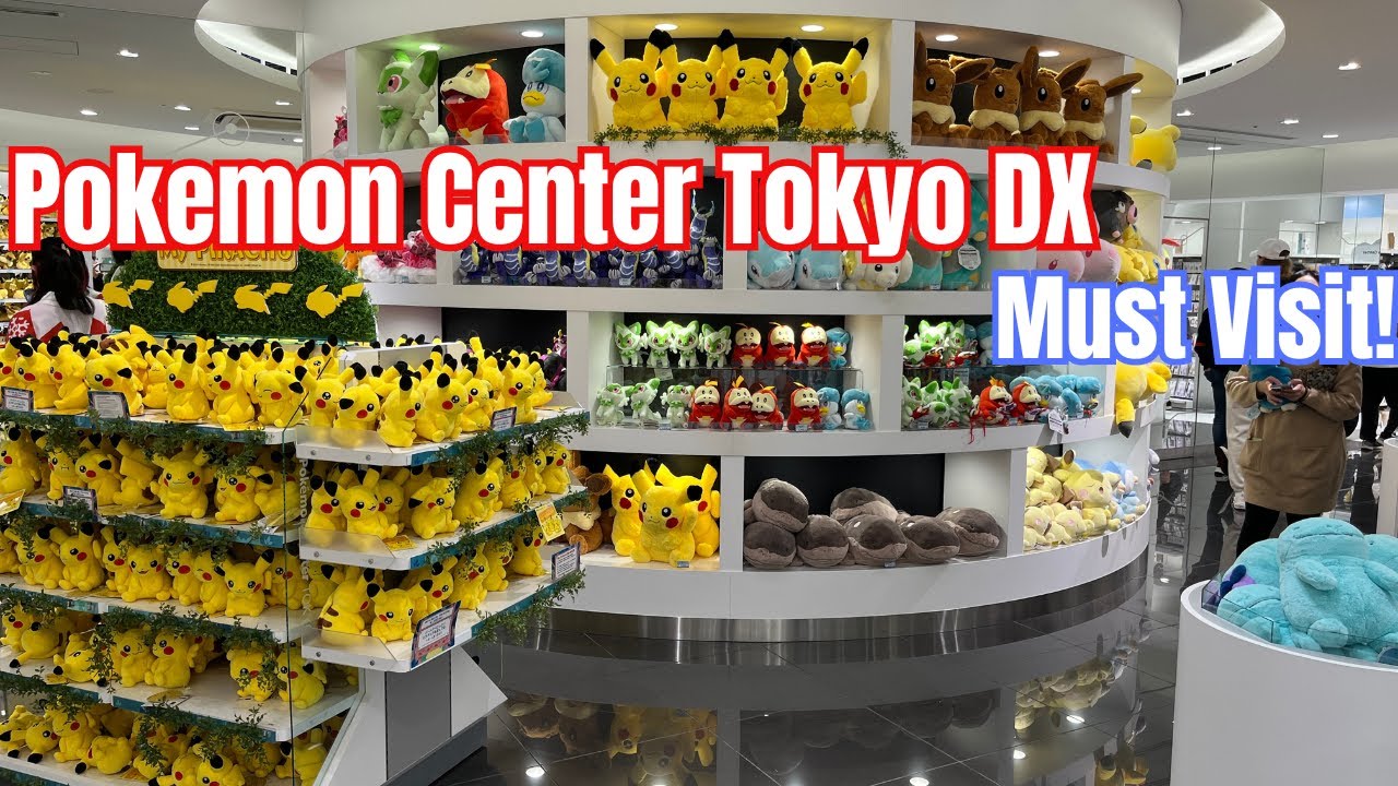 DECEMBER 2023 Pokemon Center Tokyo DX Deep Dive ~What`s New? [4K] - YouTube