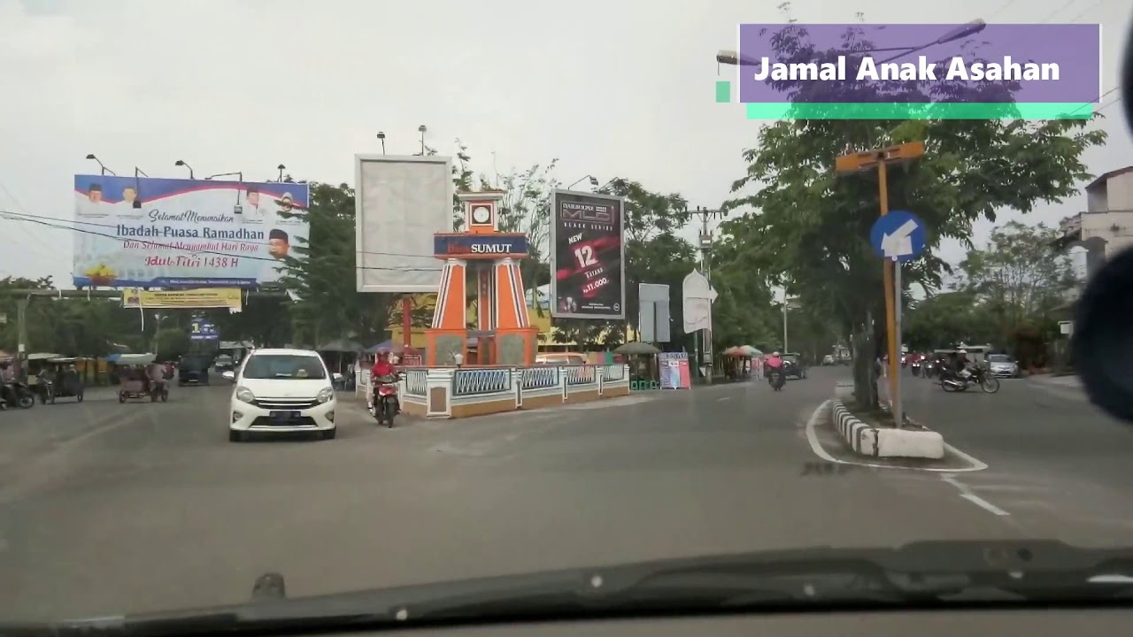 Jalan Utama di Kota Kisaran (ASAHAN) - YouTube