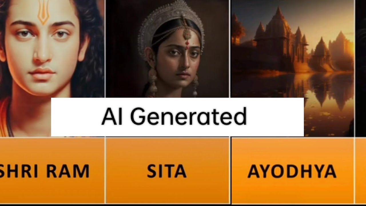 AI Image Of Shree Ram And Other Characters of Ramayan And Mahabharat ...