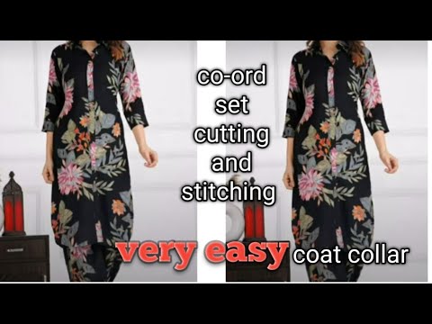 Most trendy co-ord set cutting and stitching/co-ord set kaise banaye ...