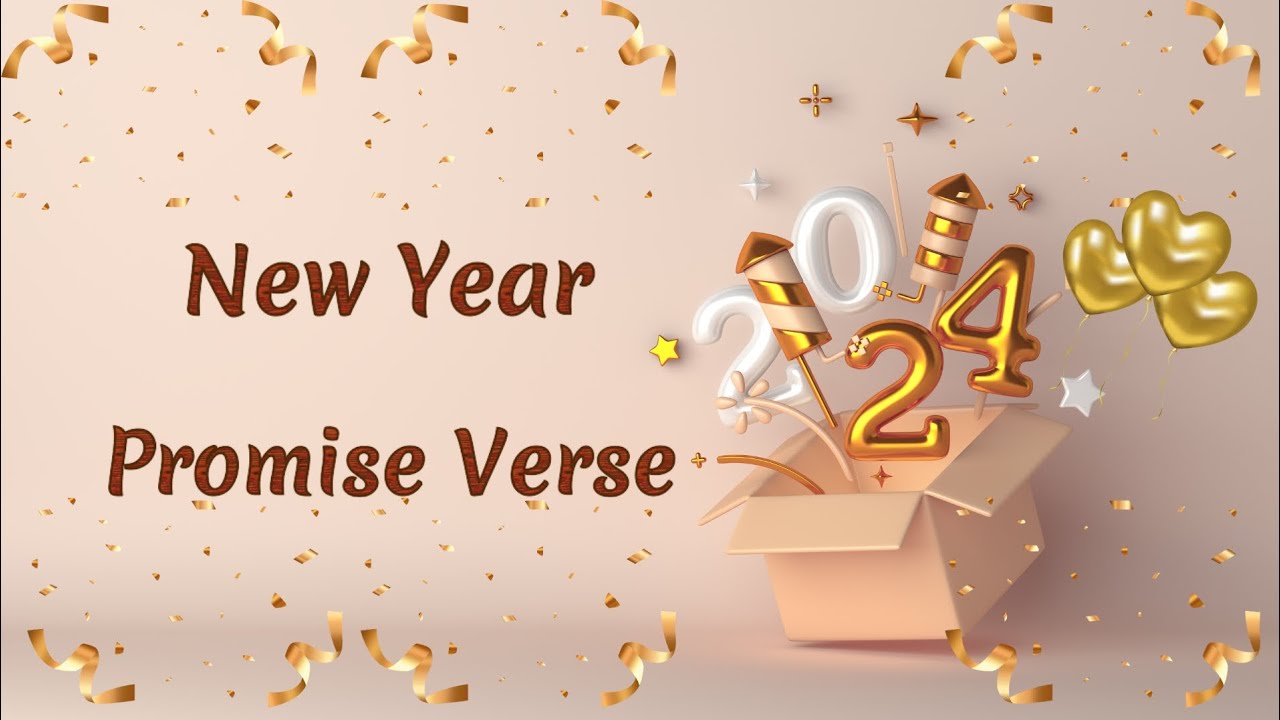 New Year Promise Verse || புத்தாண்டு வாக்குத்தத்த வசனம் || Jan-01 - YouTube