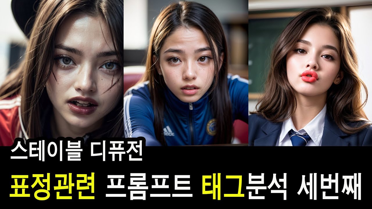 Ai 그림 스테이블 디퓨전 표정 바꾸기 스테이블 디퓨전 표정스테이블 디퓨전 프롬프트스테이블 디퓨전 프롬프트 추천