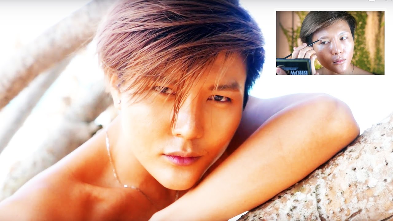 Makeup for Men Glowing Tan Skin - YouTube