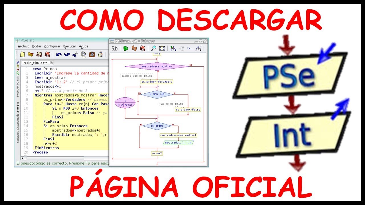 Descargar e instalar Pseint | Descargar Pseint desde la página oficial ...