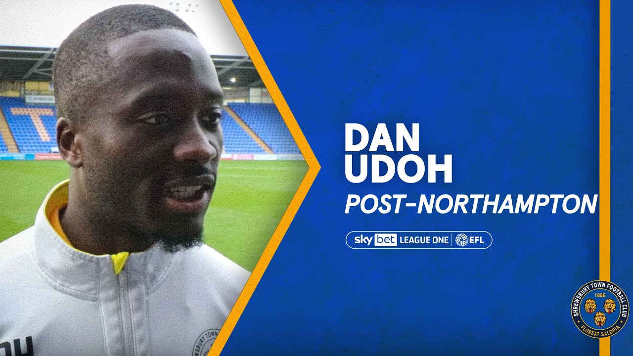 Post-Northampton Town | Dan Udoh on his dramatic late winner - YouTube