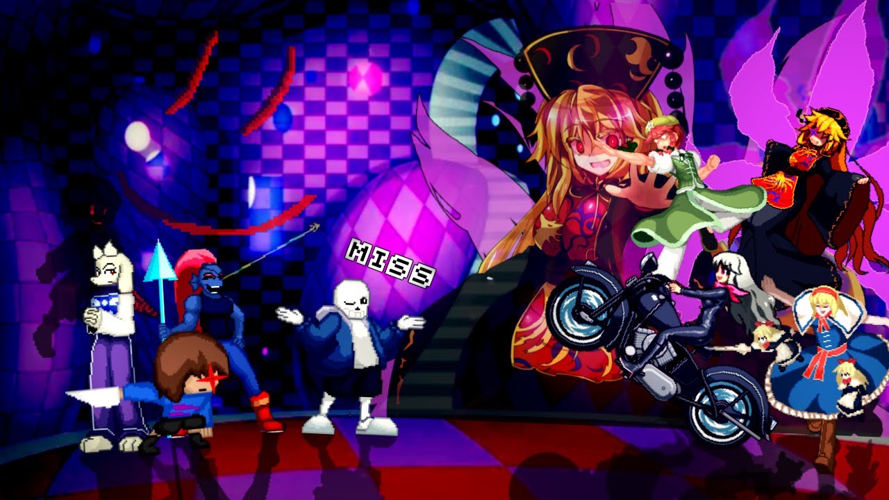 Back to the Bullet Hell! Undertale Team VS Touhou Team [MUGEN 1.1 ...