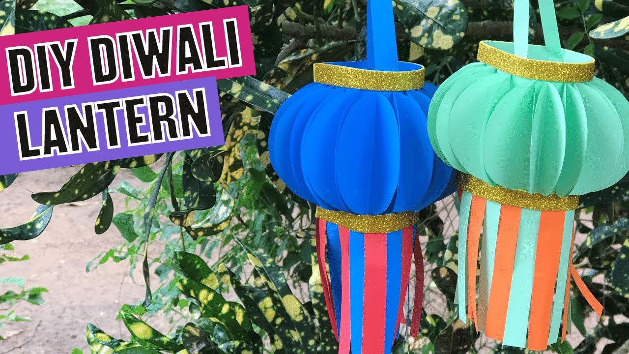 DIY Diwali Lantern | Diwali Decoration Ideas At Home | Diwali Lantern ...