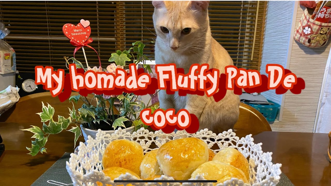 My Homade Fluffy Pan de coco - YouTube