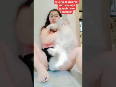 Tante Rahma Live Facebook Dengan Kucing