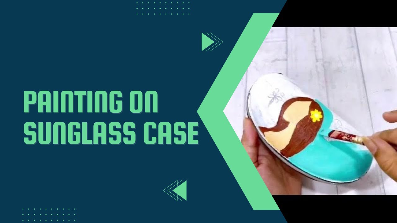 Painting on Chashma Box Painting on Glass Cases - YouTube