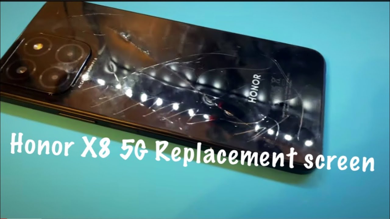 How to change LCD Honor X8 5G - YouTube