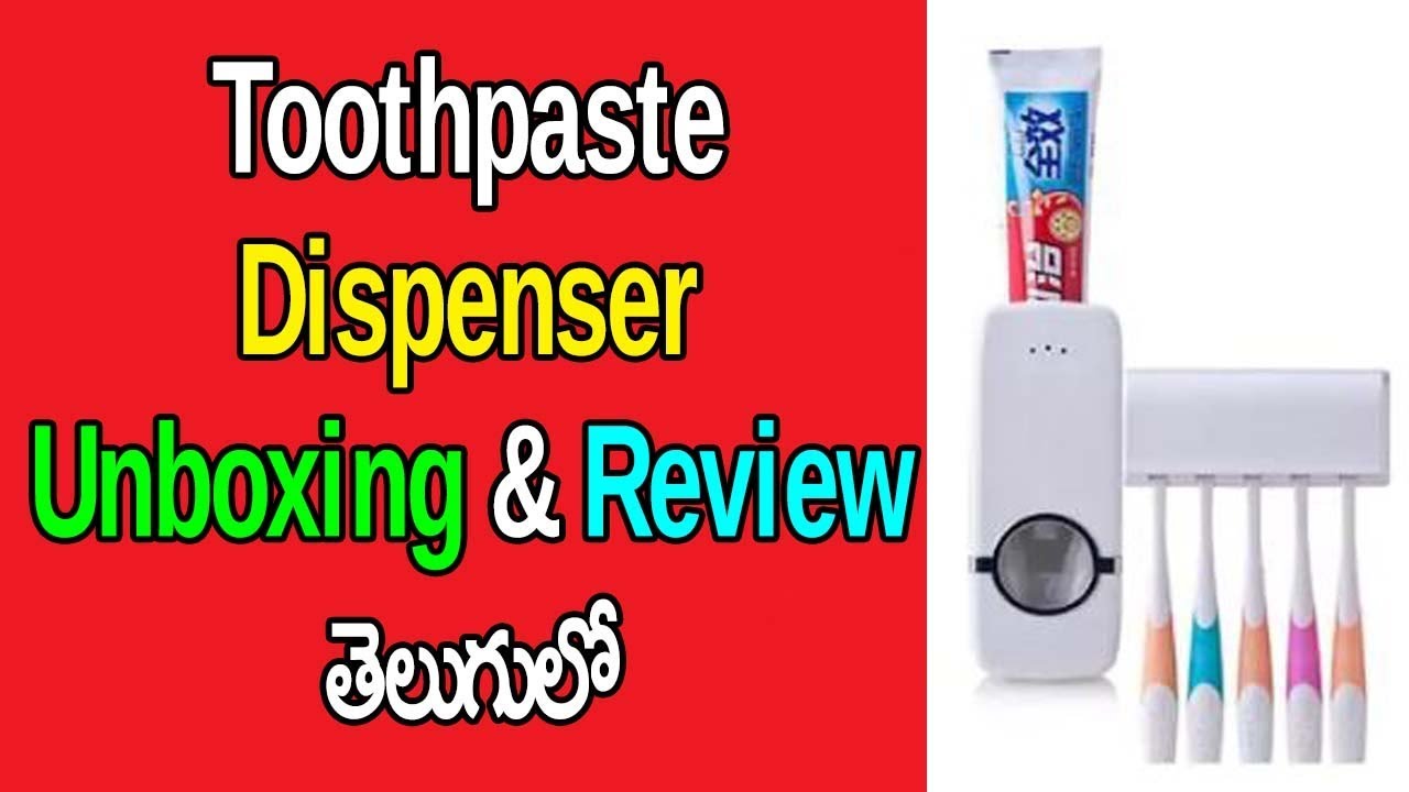 Touch Me Automatic Toothpaste Dispenser Unboxing And Review | Telugu ...