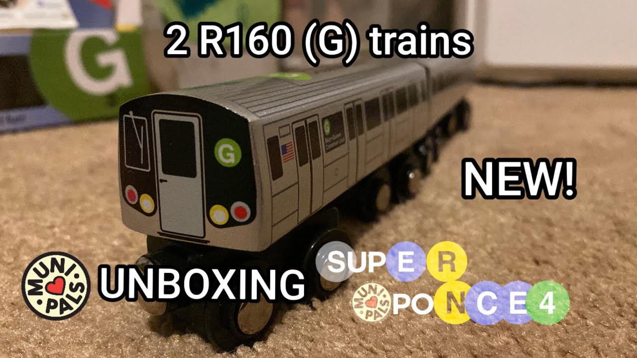 Munipals Unboxing - 2 R160 (G) trains - YouTube