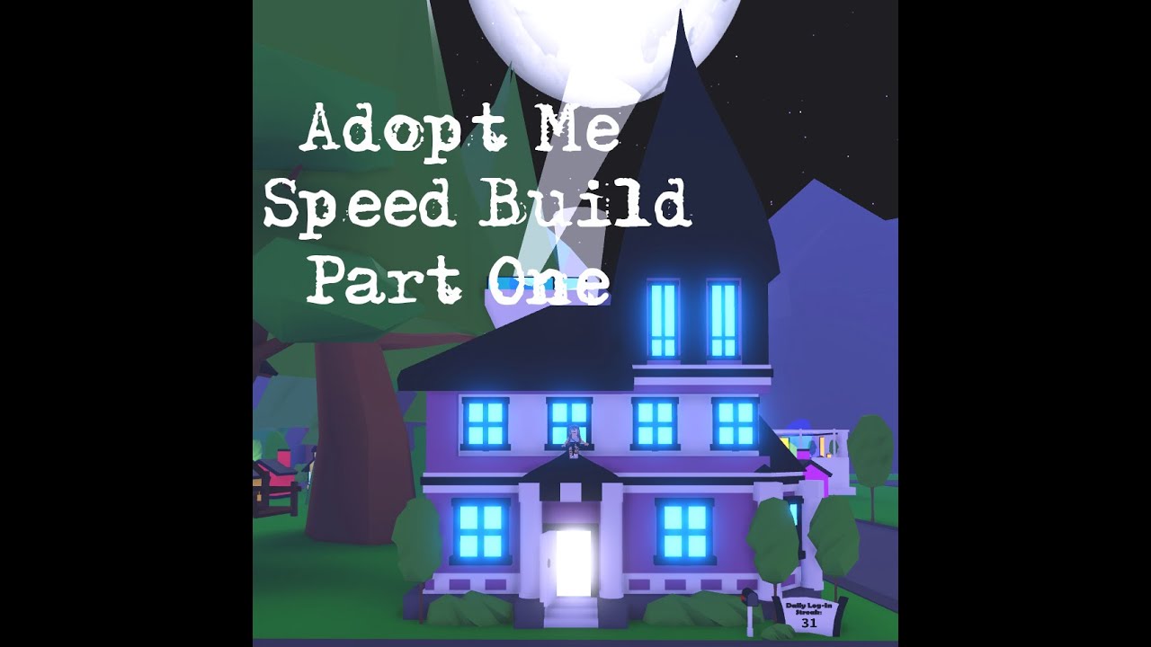 Adopt Me Speed Build, Mansion, PART 1! - YouTube