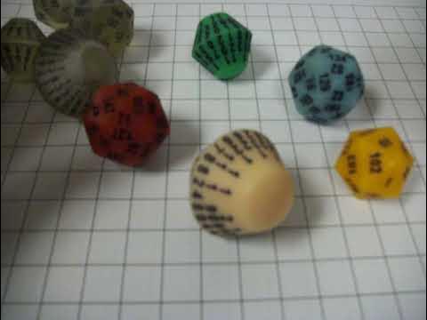 5 Player Go First Dice set, self-printed - YouTube