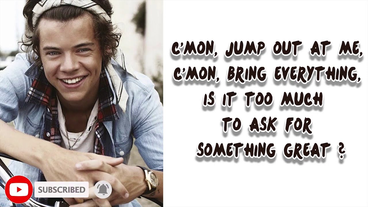 Something Great (Lyrical Video) | One Direction - YouTube