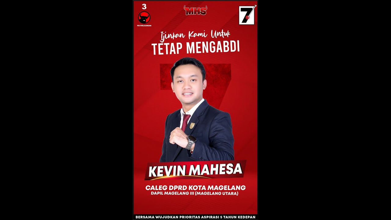 Kevin Mahesa Nomor 7 Caleg DPRD Kota Magelang Dapil Magelang Utara ...