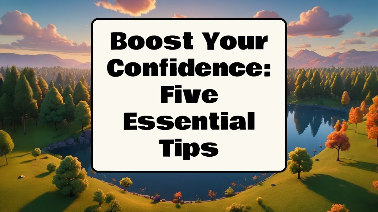 Boost Your Confidence Five Essential Tips - YouTube