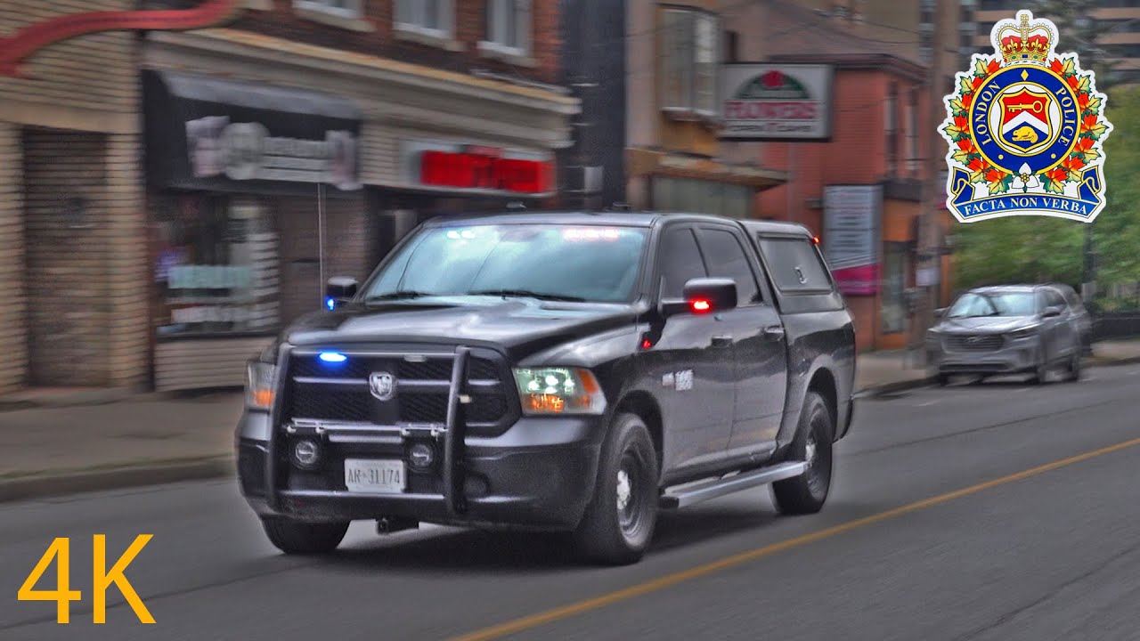 London Police - ERU Dodge Ram Responding - YouTube