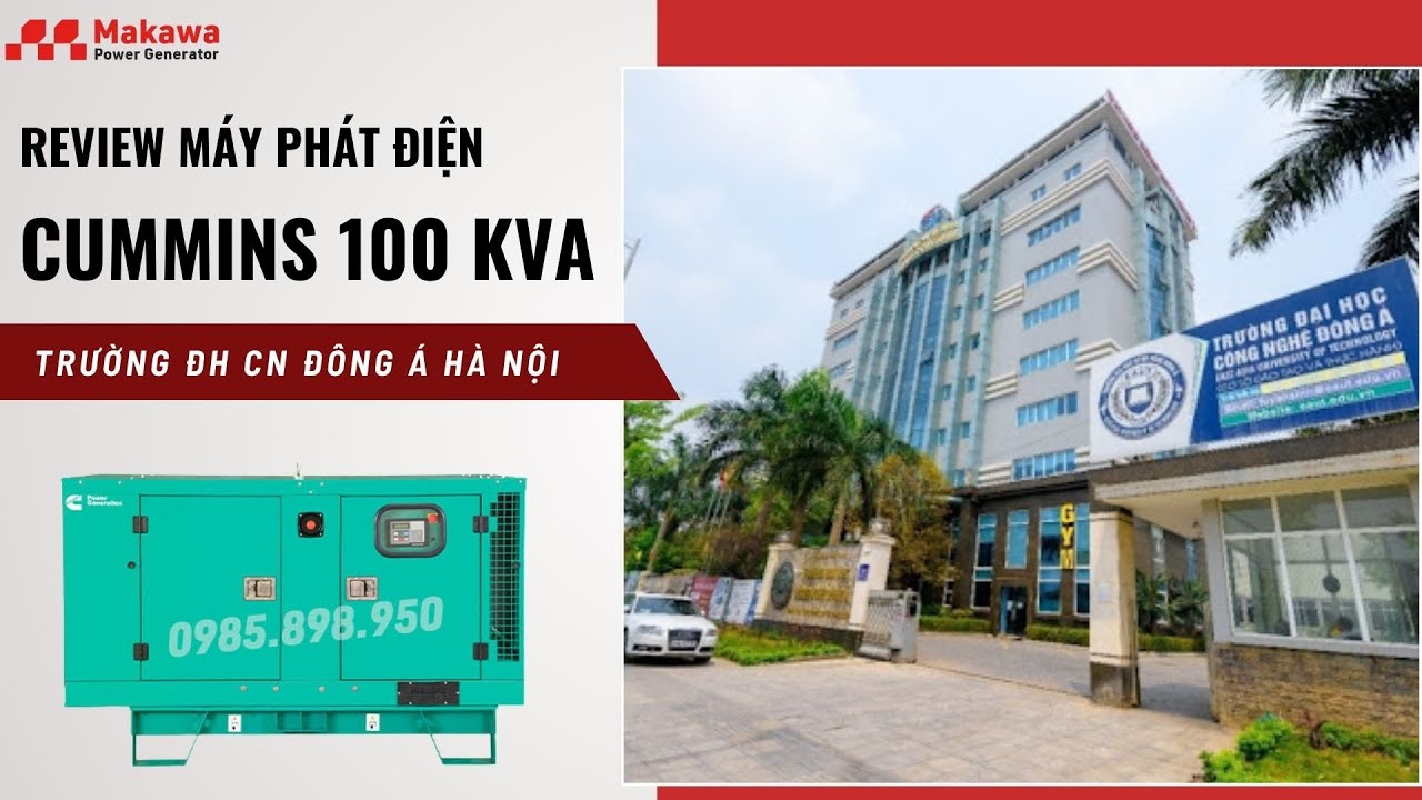 Review Máy Phát Điện Cummins 100 kVA | Makawa Power - YouTube