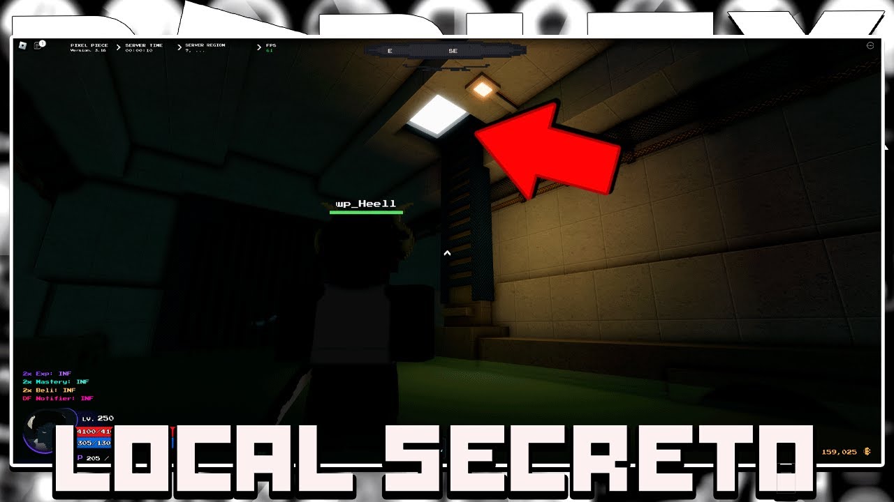 NOVO LUGAR SECRETO DO PIXEL PIECE! ROBLOX - YouTube