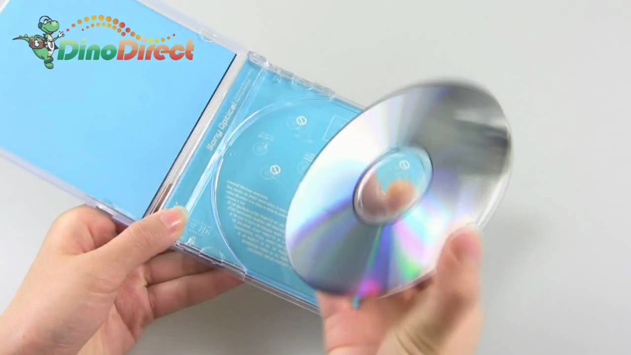 SONY 1-4X 700MB CD-RW Blank Media Disc Single Pack - dinodirect - YouTube